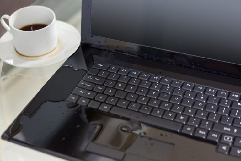 Spilled Water/Coffee on Laptop? - Here's How to Fix it Quickly